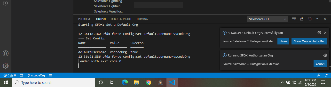 Unable To Deploy Source To Org And Unable To Authorize Org If Have Default Org Used We Can 2833
