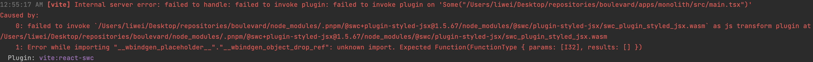 Support For Vite Swc · Issue 834 · Vercelstyled Jsx · Github 