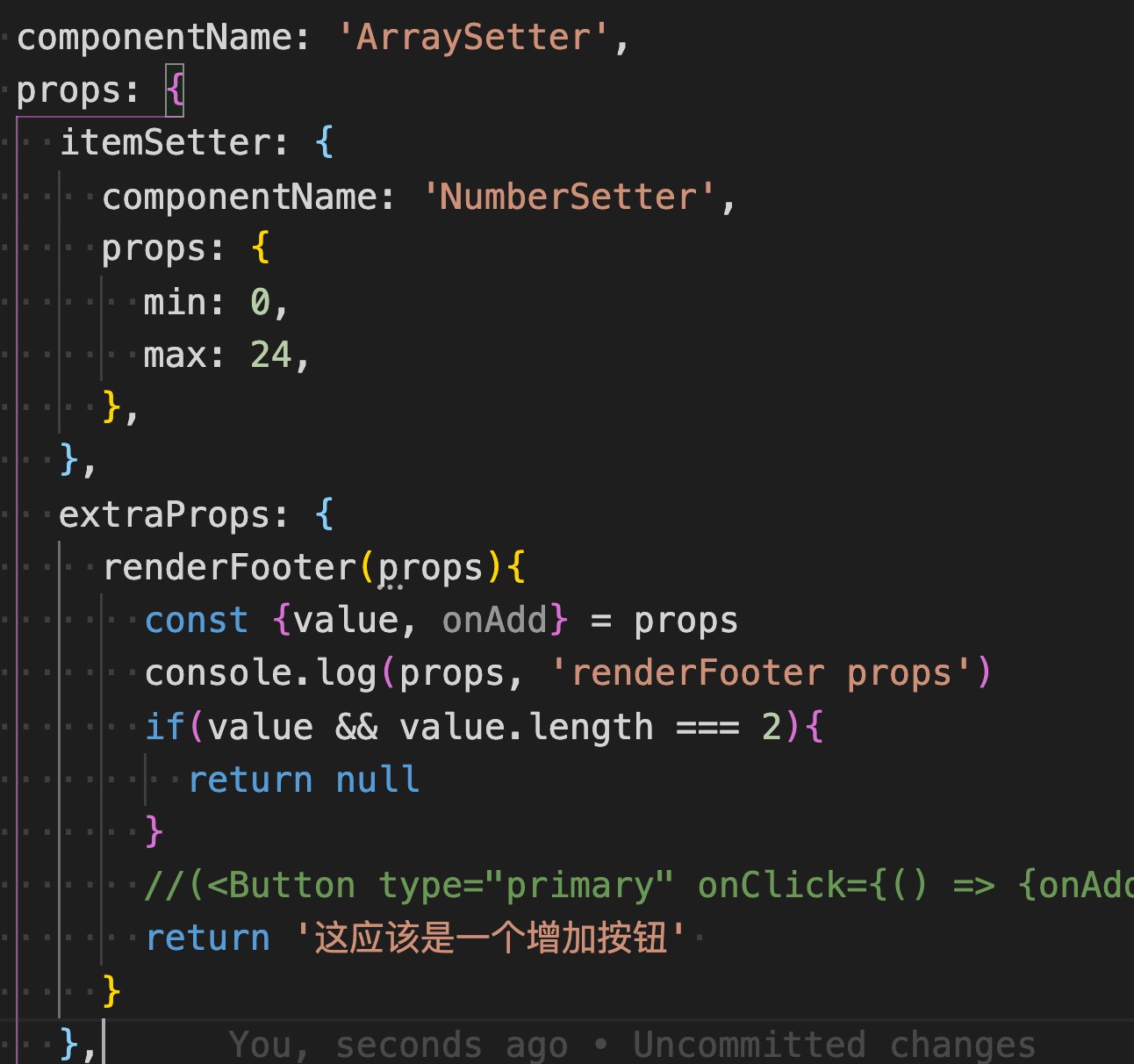 ArraySetter中item长度控制及renderFooter使用 · Issue #1879 · alibaba/lowcode-engine · GitHub