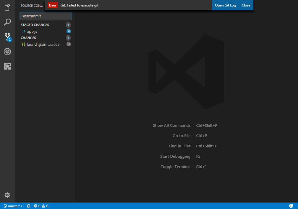 Git Commit Fails When Run Under Vso Build Agent · Issue 28721 · Microsoftvscode · Github 4438