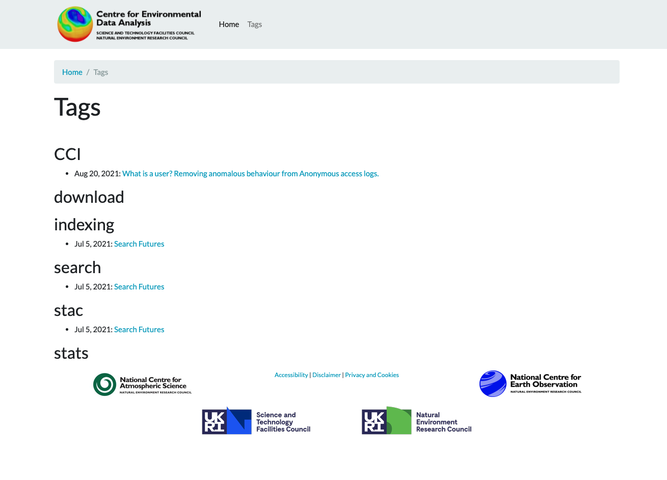 re-skin with CEDA theme · Issue #20 · cedadev/tech-blog · GitHub
