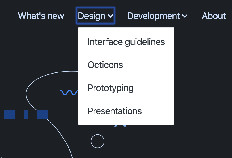 Add Presentations to Design dropdown in main nav · Issue #150 · primer ...