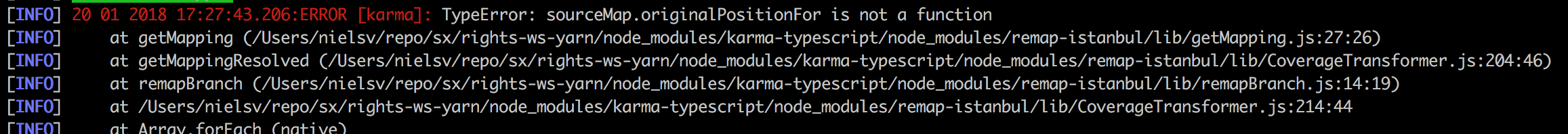 Source Map Dependency 0 5 6 0 7 0 Breaks · Issue 240 · Monounity Karma Typescript · Github