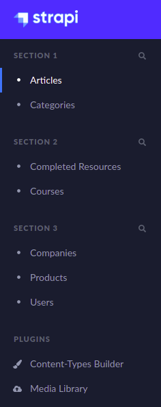 Customize admin left menu · Issue #900 · strapi/strapi · GitHub