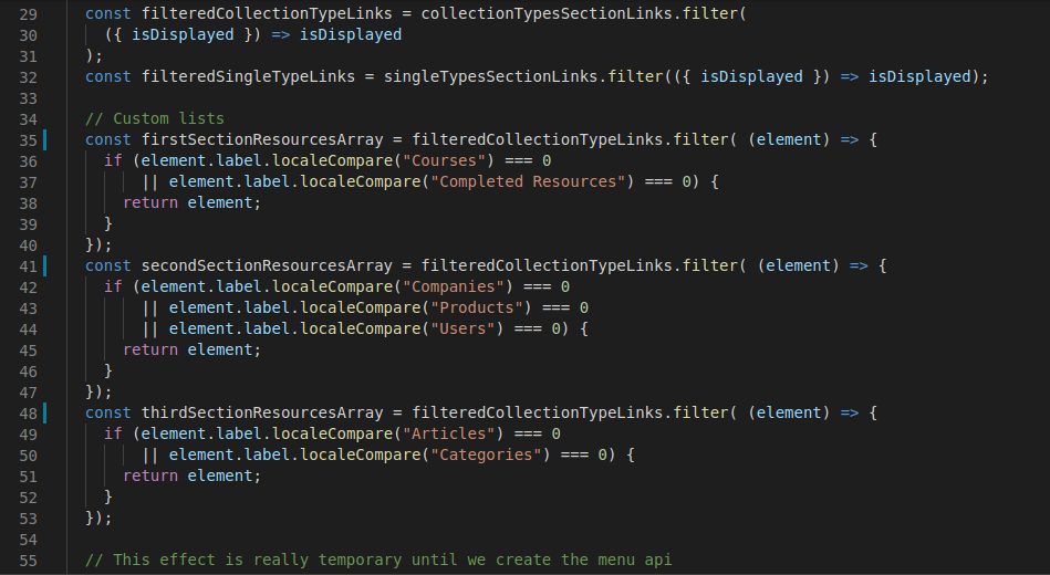 Customize admin left menu · Issue #900 · strapi/strapi · GitHub