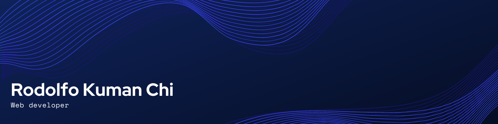 RodolfoKuman (Rodolfo Kuman Chi) · GitHub