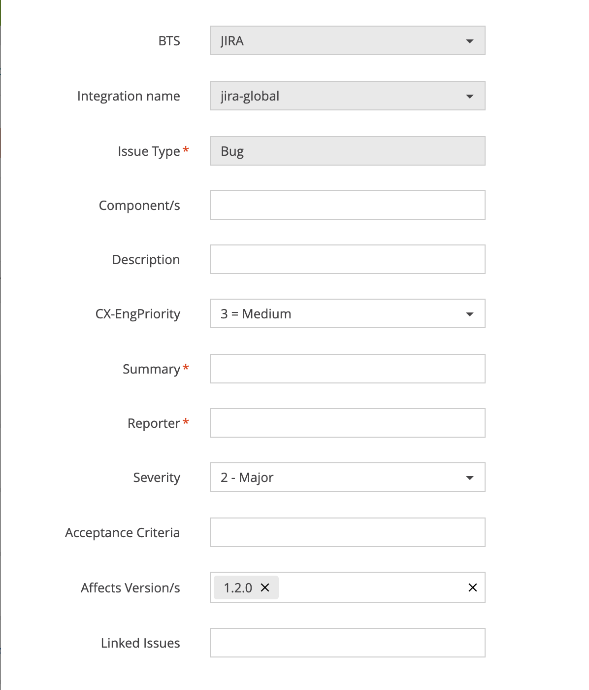 Jira Integration :- To show linked issue (Parent jira ticket)when posting a bug from RP. · Issue ...