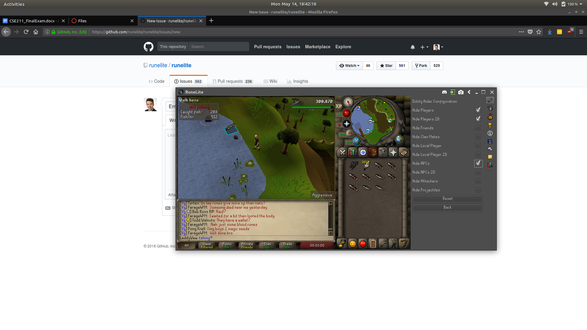 Entity NPC hider removes click box for fly-fishing spots · Issue #2732 ...