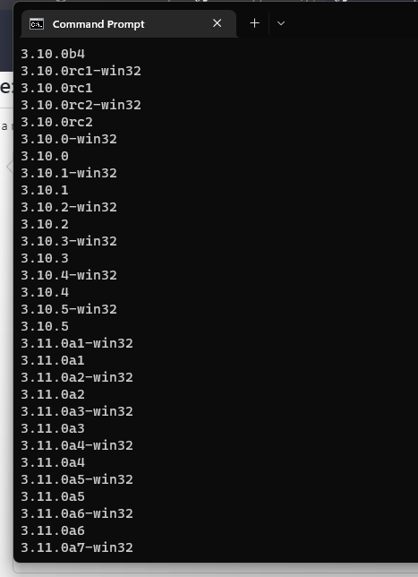 bug: Can't find version 3.10.7 · Issue #464 · pyenv-win/pyenv-win · GitHub bug: Can't find version 3.10.7 · Issue #464 · pyenv-win/pyenv-win · GitHub
