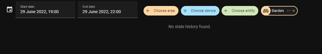 Area selector on history tab doesn't function · Issue #13035 · home-assistant/frontend · GitHub