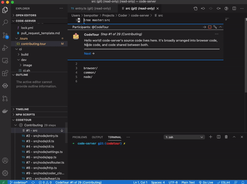 Navigating through tour does not update file tree in sidebar · Issue #118 · microsoft/codetour ...