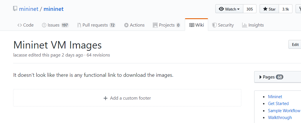 Wiki Page For The Vm Download Is Empty · Issue 915 · Mininet Mininet · Github