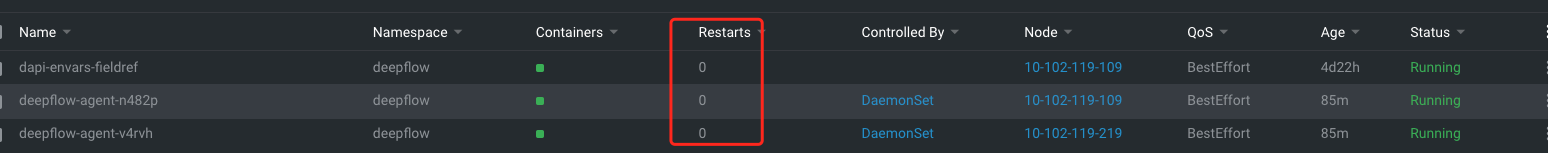 deepflow was be restarted · Issue #560 · deepflowio/deepflow · GitHub