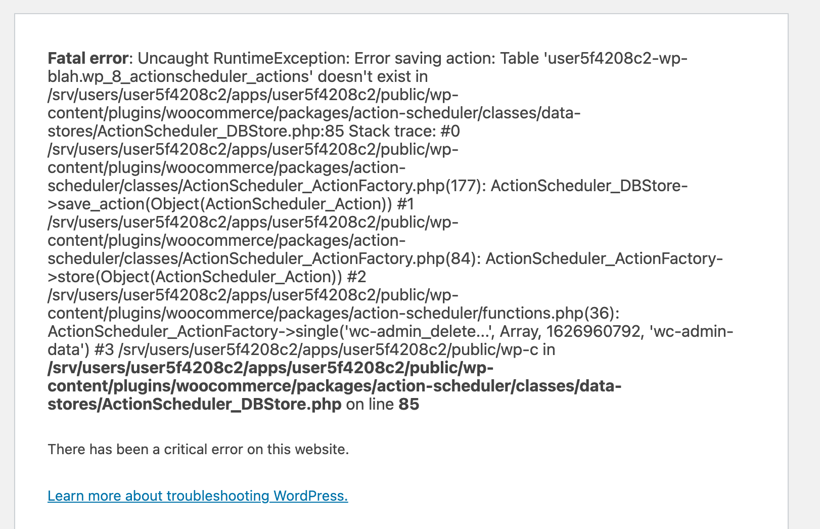 Fatal error when deleting user that is part of new sub-site · Issue #7398 · woocommerce ...