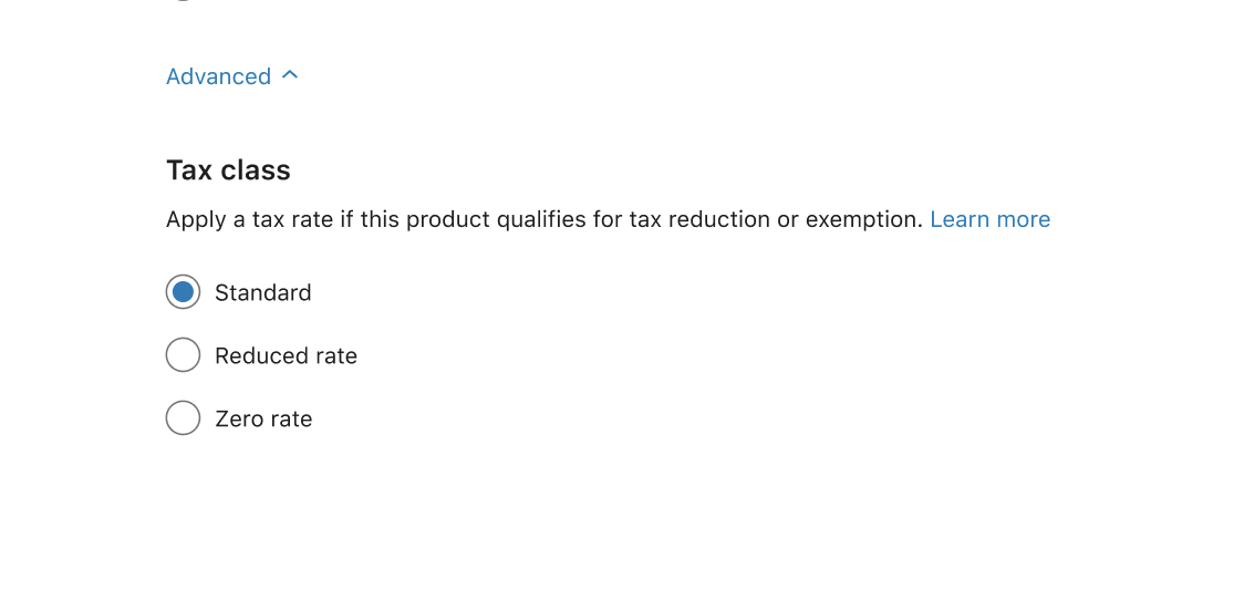 Add Advanced Pricing Menu With Tax Class Field · Issue 37398 · Woocommercewoocommerce · Github