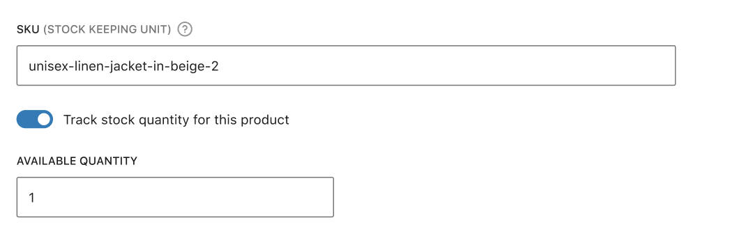 Add track inventory field to inventory section · Issue #37400 · woocommerce/woocommerce · GitHub