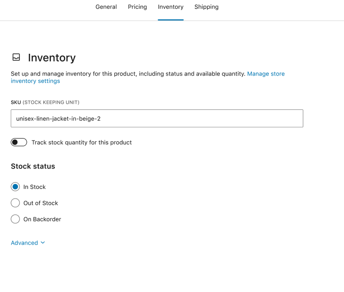 Product Block Editor Add Stock Status Field To The Inventory Section · Issue 37884