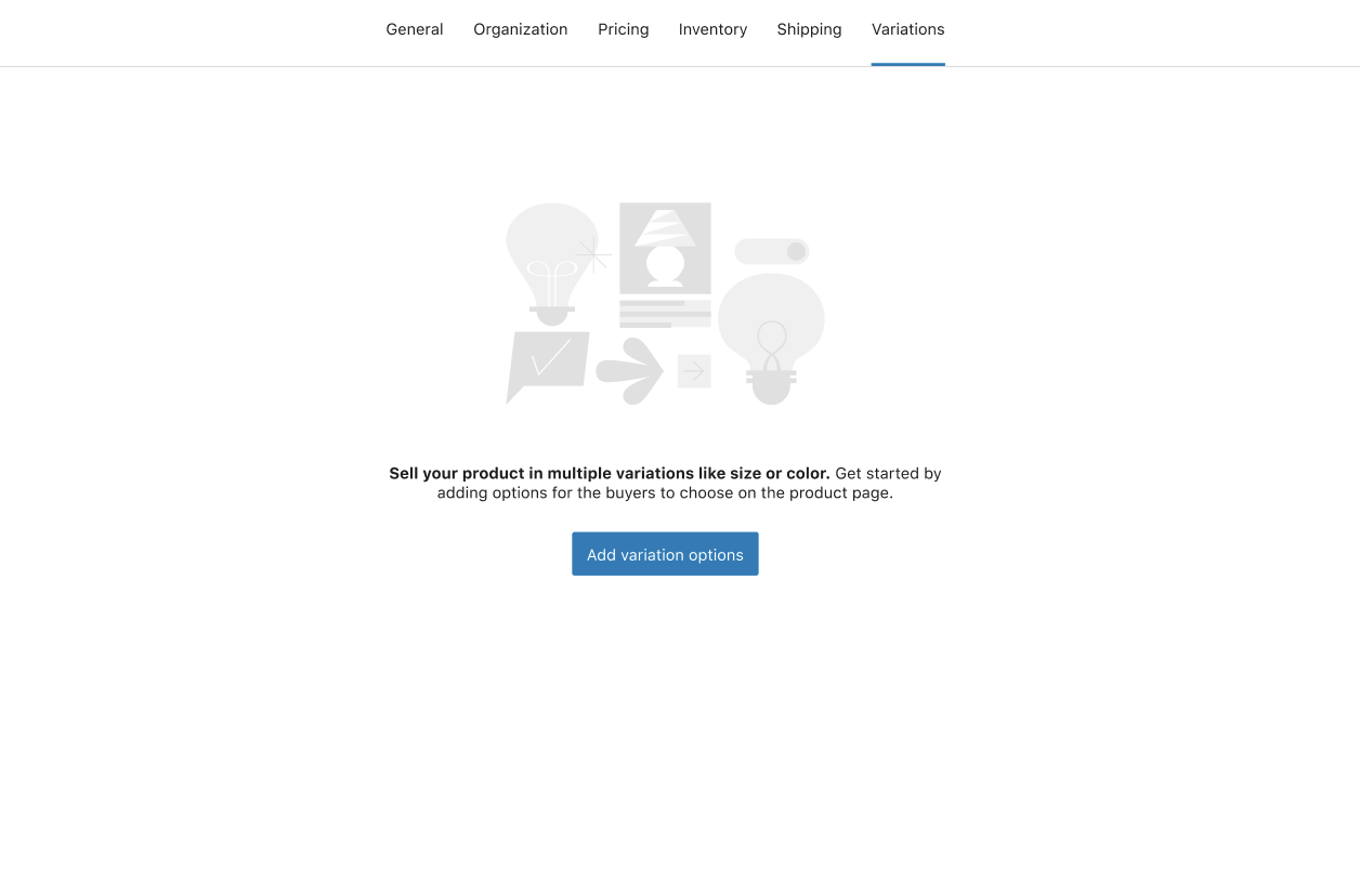 [ Product Block Editor ] Create Variations Block With Empty State · Issue 38881 · Woocommerce