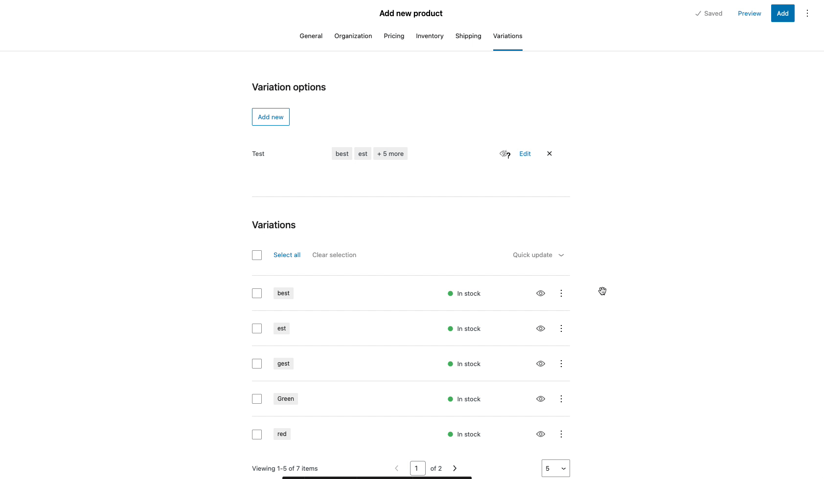 [product Block Editor] Cant Delete Variations · Issue 40168 · Woocommerce Woocommerce · Github