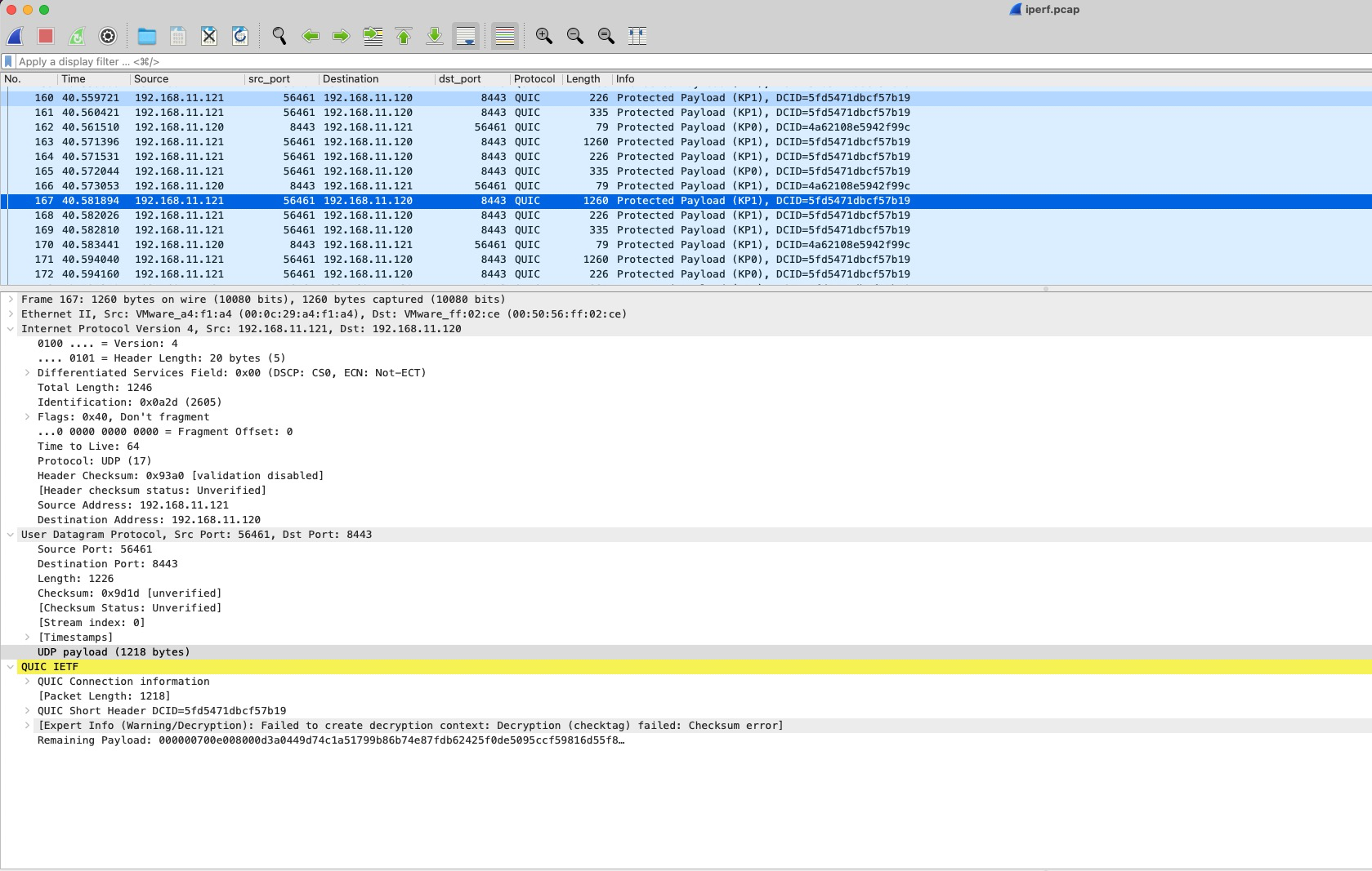 [Bug]: send stream packet 1Mbps get drop rate, the stream is ...