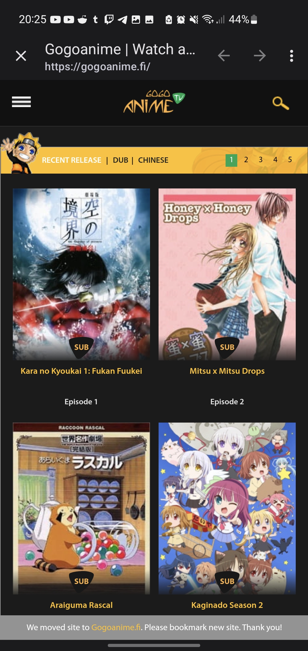 [Issue] Gogoanime Latest · Issue #493 · aniyomiorg/aniyomi-extensions ...