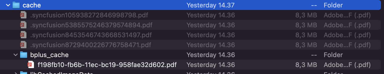 Cache problem. · Issue #812 · syncfusion/flutter-widgets · GitHub