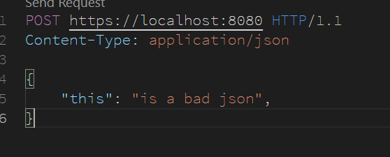 trialing comma in json body · Issue #390 · Huachao/vscode-restclient · GitHub