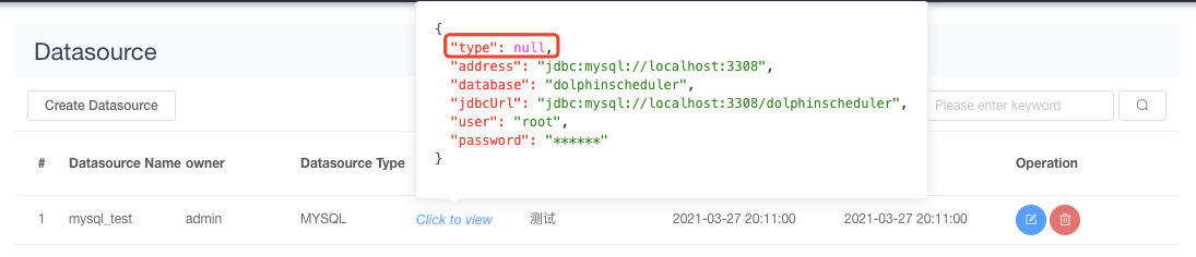 [Improvement][API] Refactored data source creation · Issue #5083 · apache/dolphinscheduler · GitHub