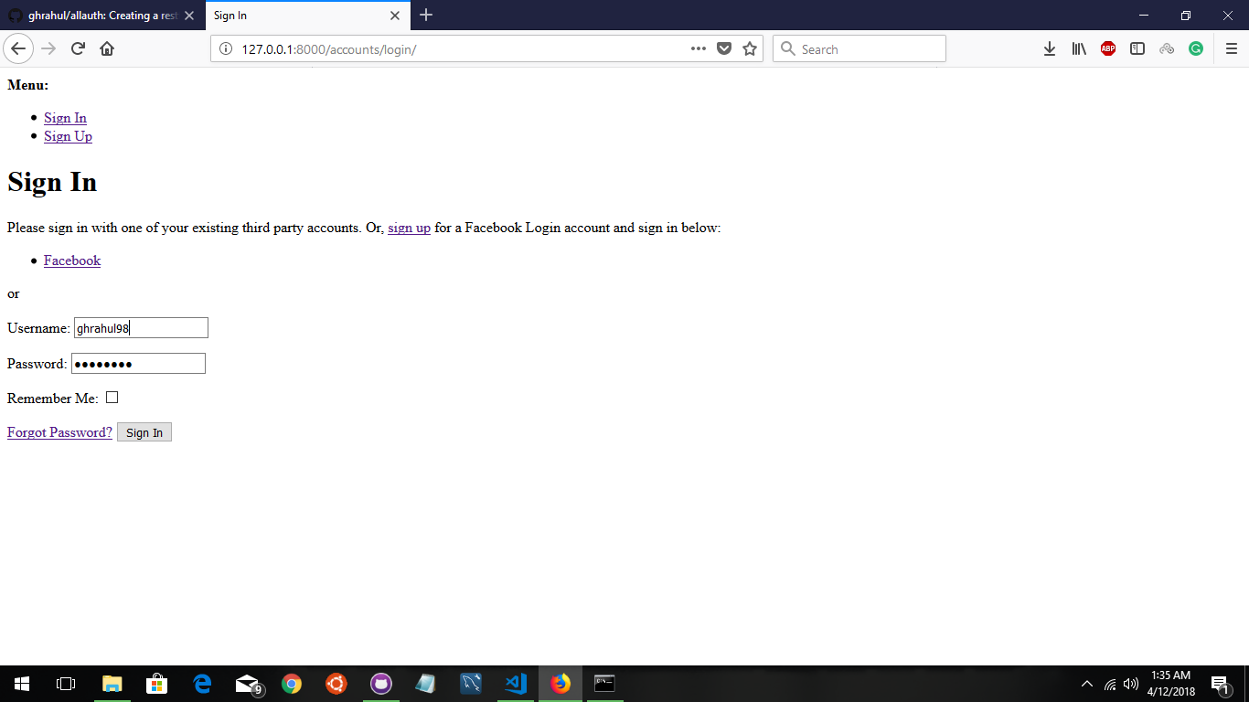 GitHub - ghrahul/allauth: a django restframework and allauth with enabled Social auth