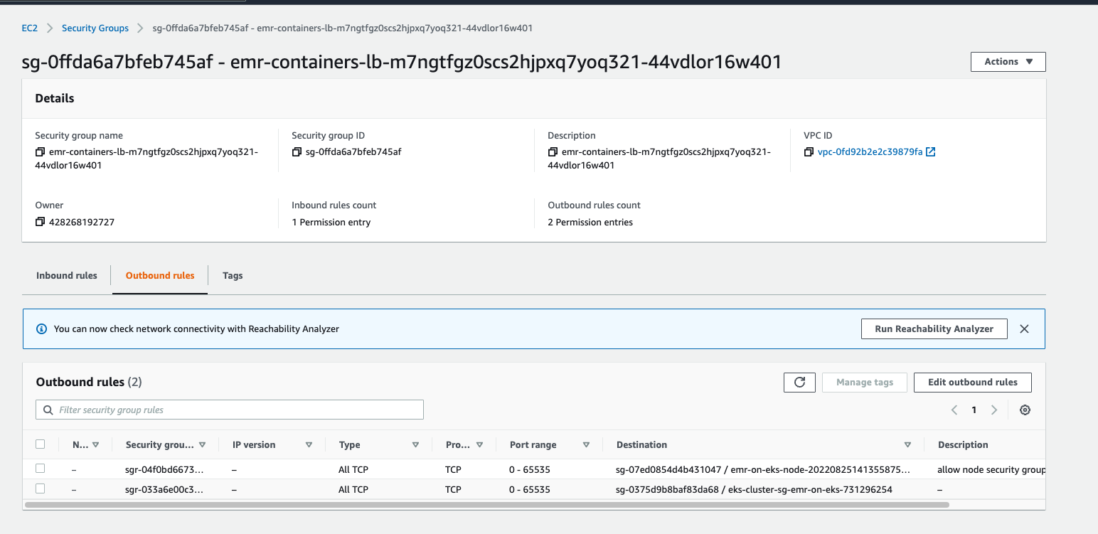 EMR on EKS Terraform Blueprint not working with EMR Studio · Issue #925 · aws-ia/terraform-aws ...