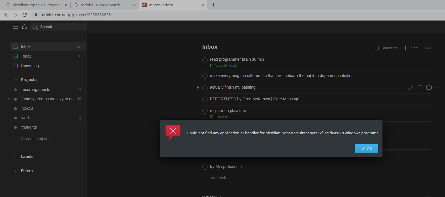 Issues with external protocol handling · Issue #1584 · minbrowser/min · GitHub