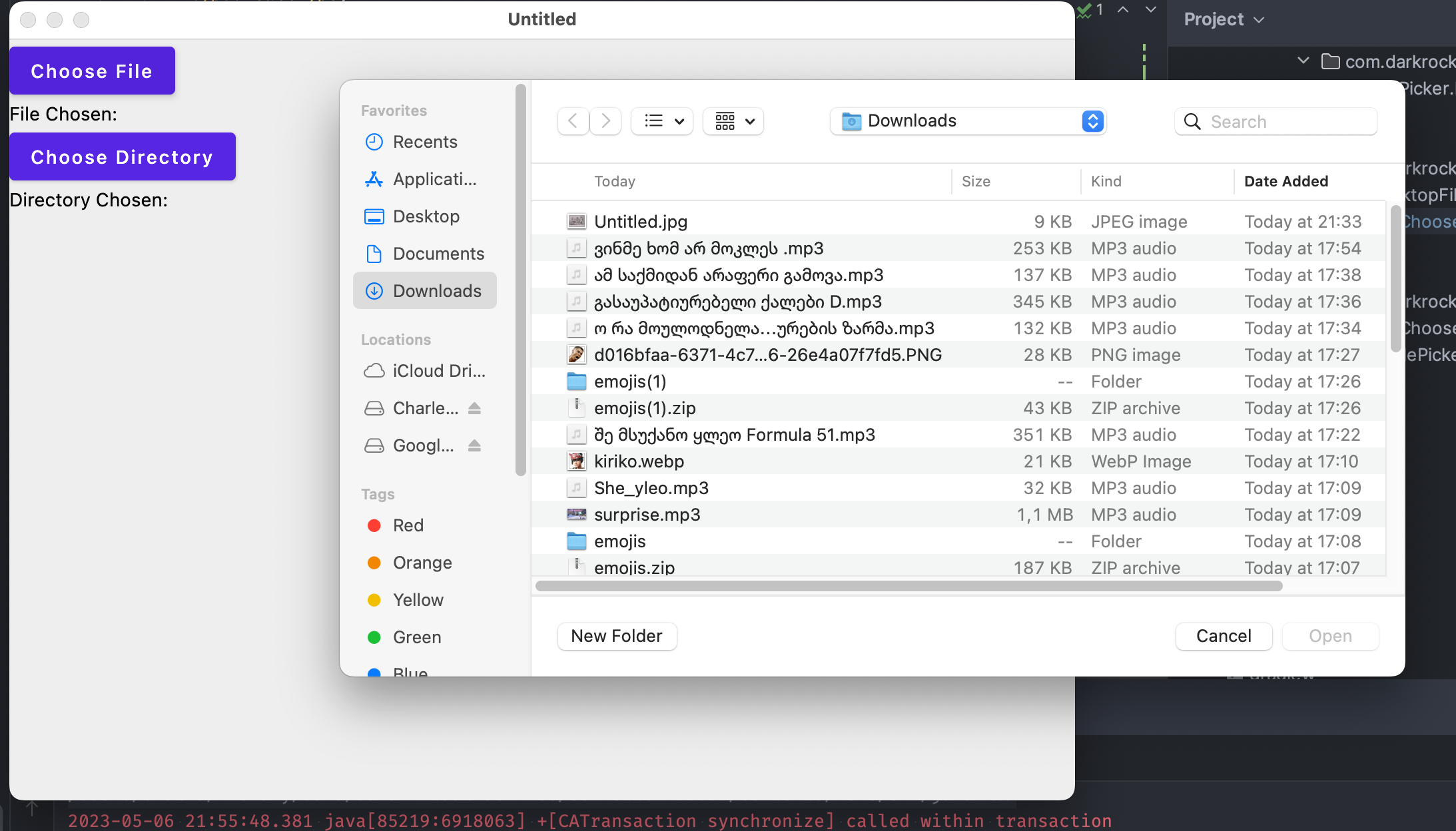 Crash on opening file on macOS · Issue #1 · Wavesonics/compose-multiplatform-file-picker · GitHub