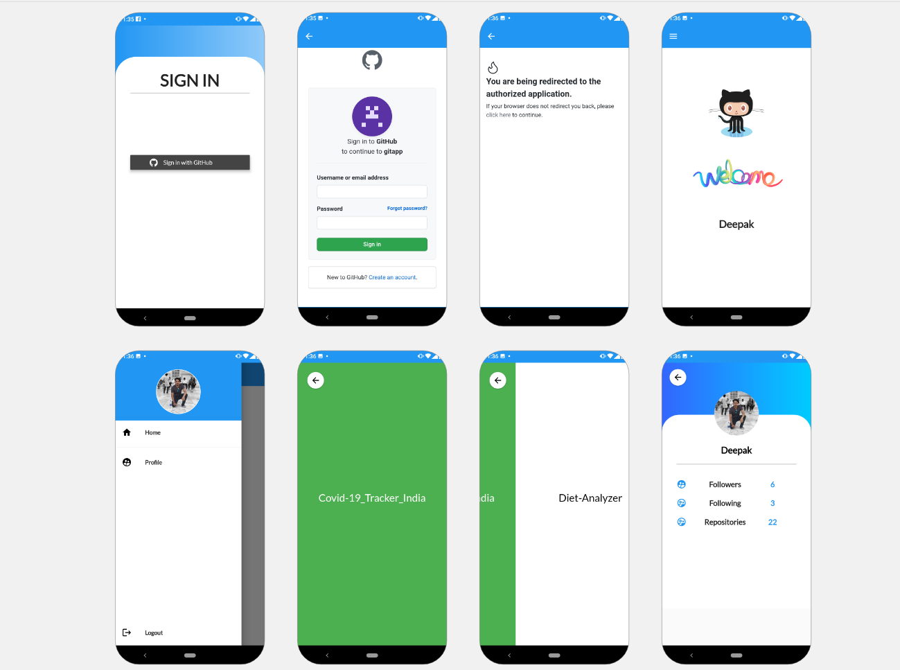 GitHub - csedeepakyadav/flutter_github_app