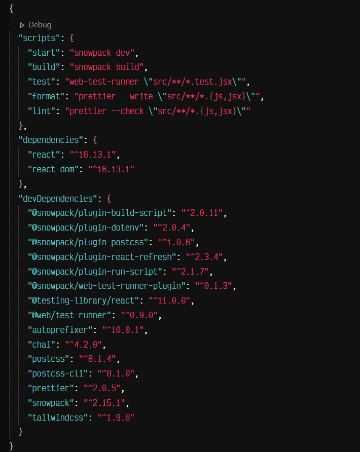 TailwindCSS Uncaught SyntaxError: Unexpected token '.' · Issue #1400 · FredKSchott/snowpack · GitHub