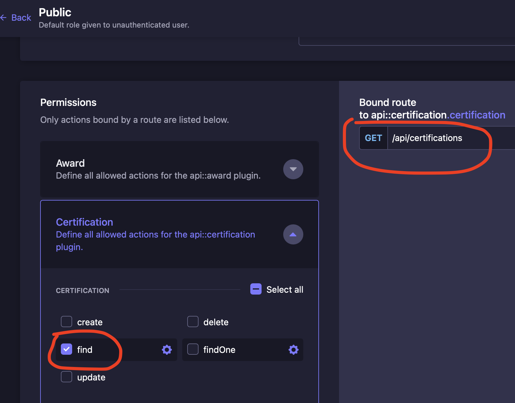 Enable router on "Public" role of user permission setting is not working after 4.4.x · Issue ...