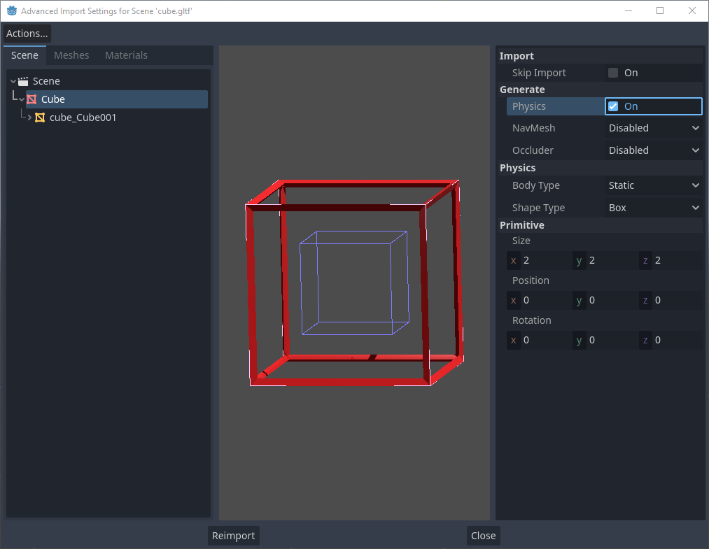 [4.0RC2] Advanced Import physics colliders issues · Issue #73548 ...