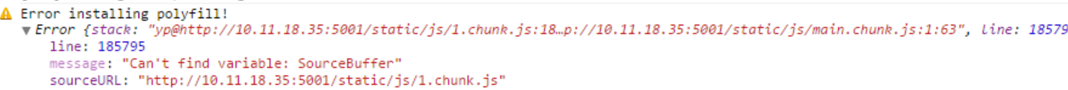 Installing polyfills break on Tizen 2.4 · Issue #2447 · shaka-project/shaka-player · GitHub