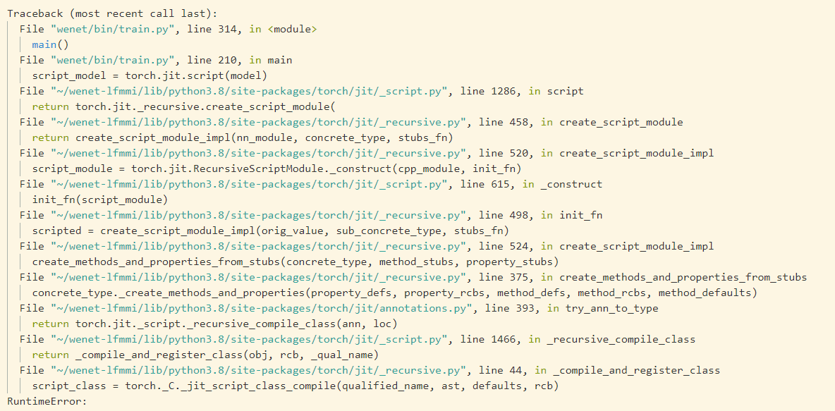 compile hlg error using k2 icefall · Issue #1811 · wenet-e2e/wenet · GitHub