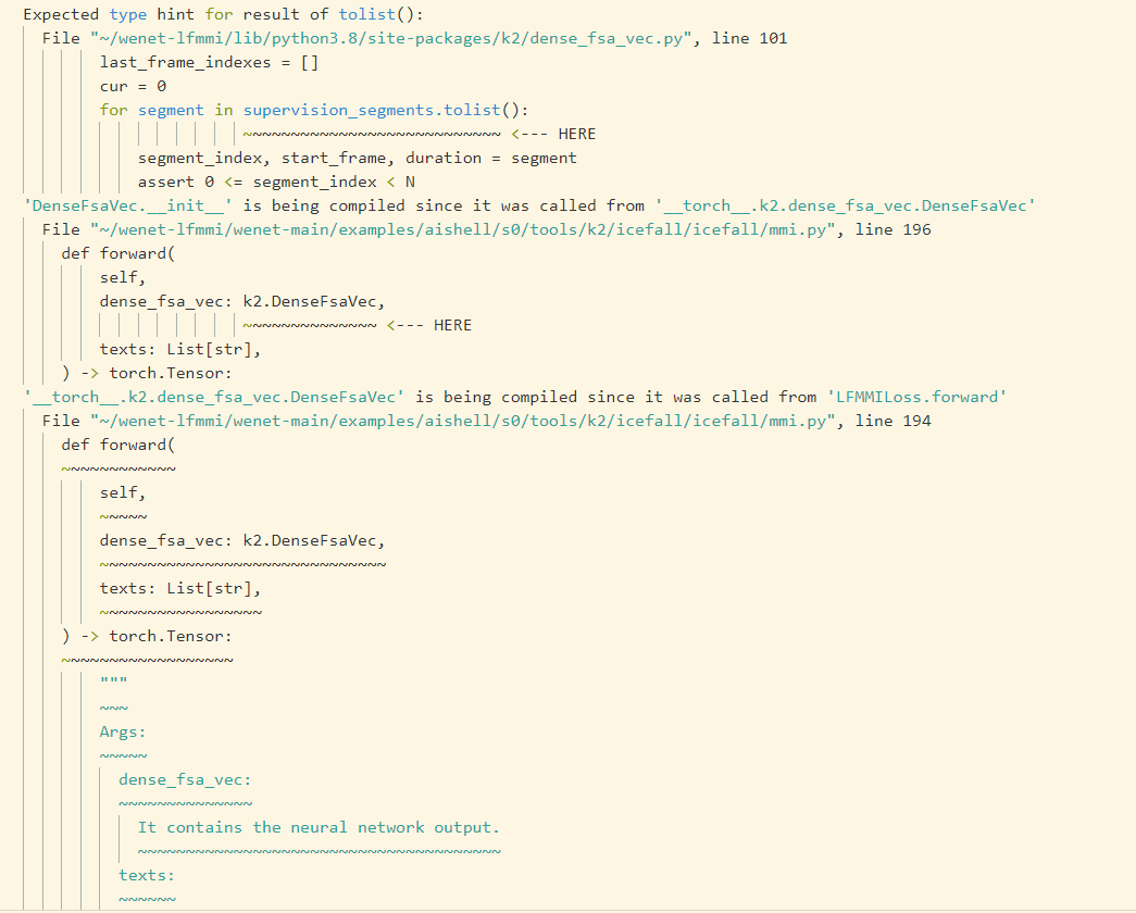compile hlg error using k2 icefall · Issue #1811 · wenet-e2e/wenet · GitHub
