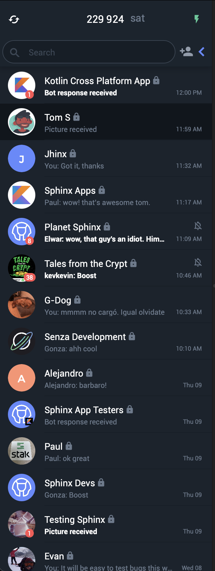 Chat List Ui · Issue 37 · Stakwork Sphinx Kotlin Ui · Github