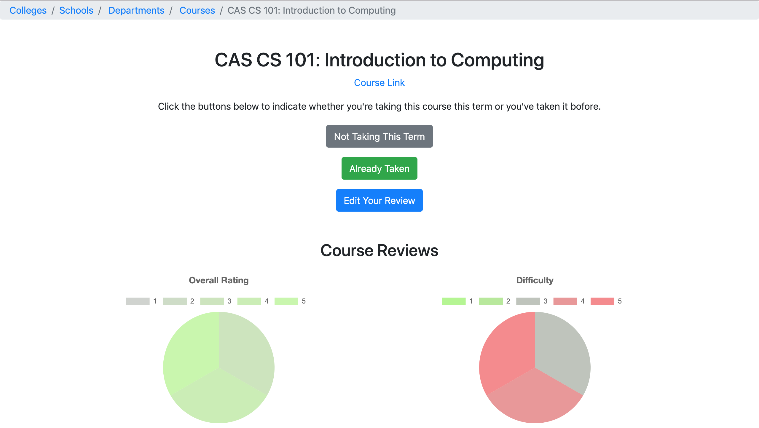 GitHub - SeiyaKobayashi/CourseMatch: A course review platform for ...