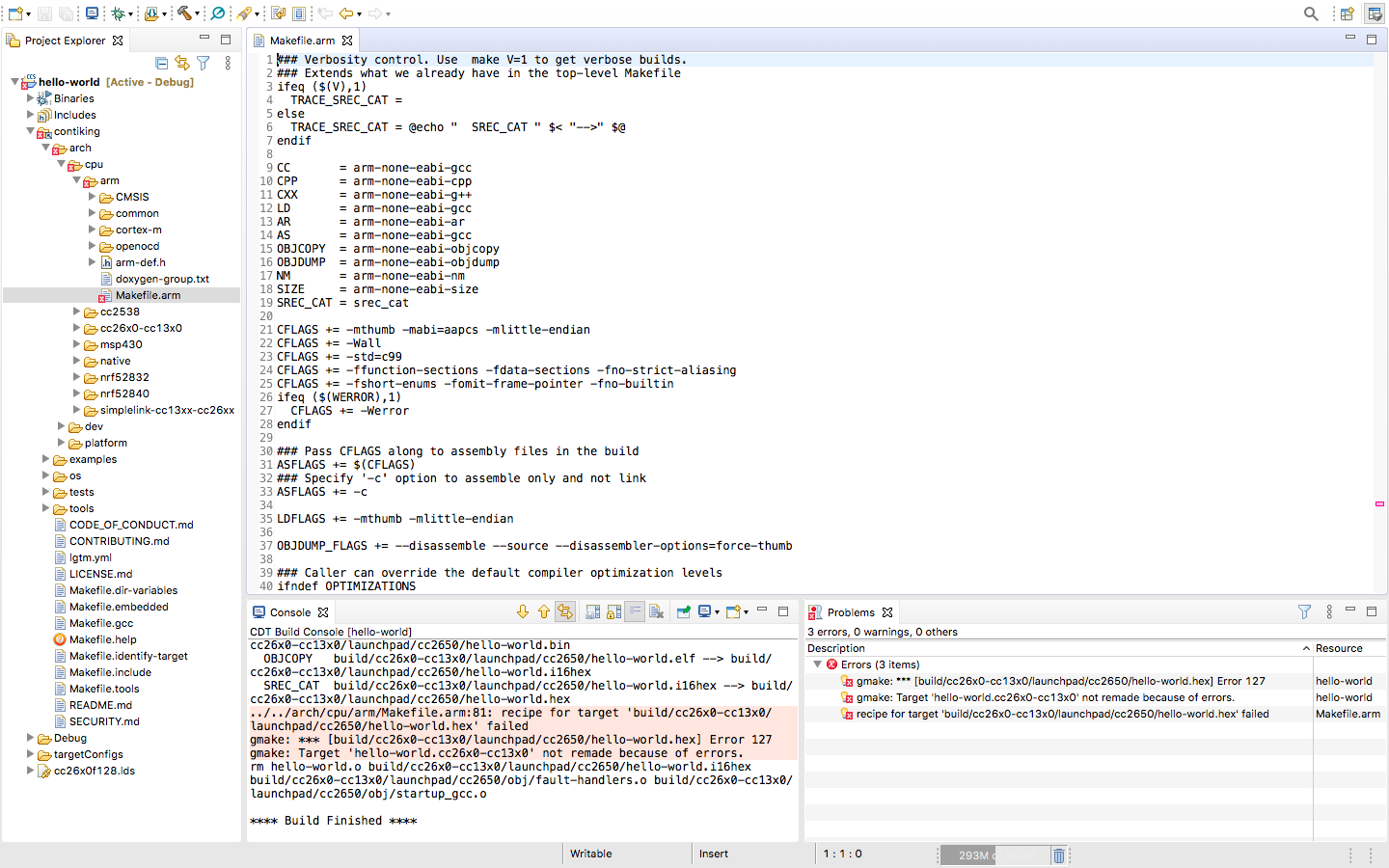 Trying to figure out the error for "gmake: *** No rule to make target" · contiki-ng contiki-ng ...