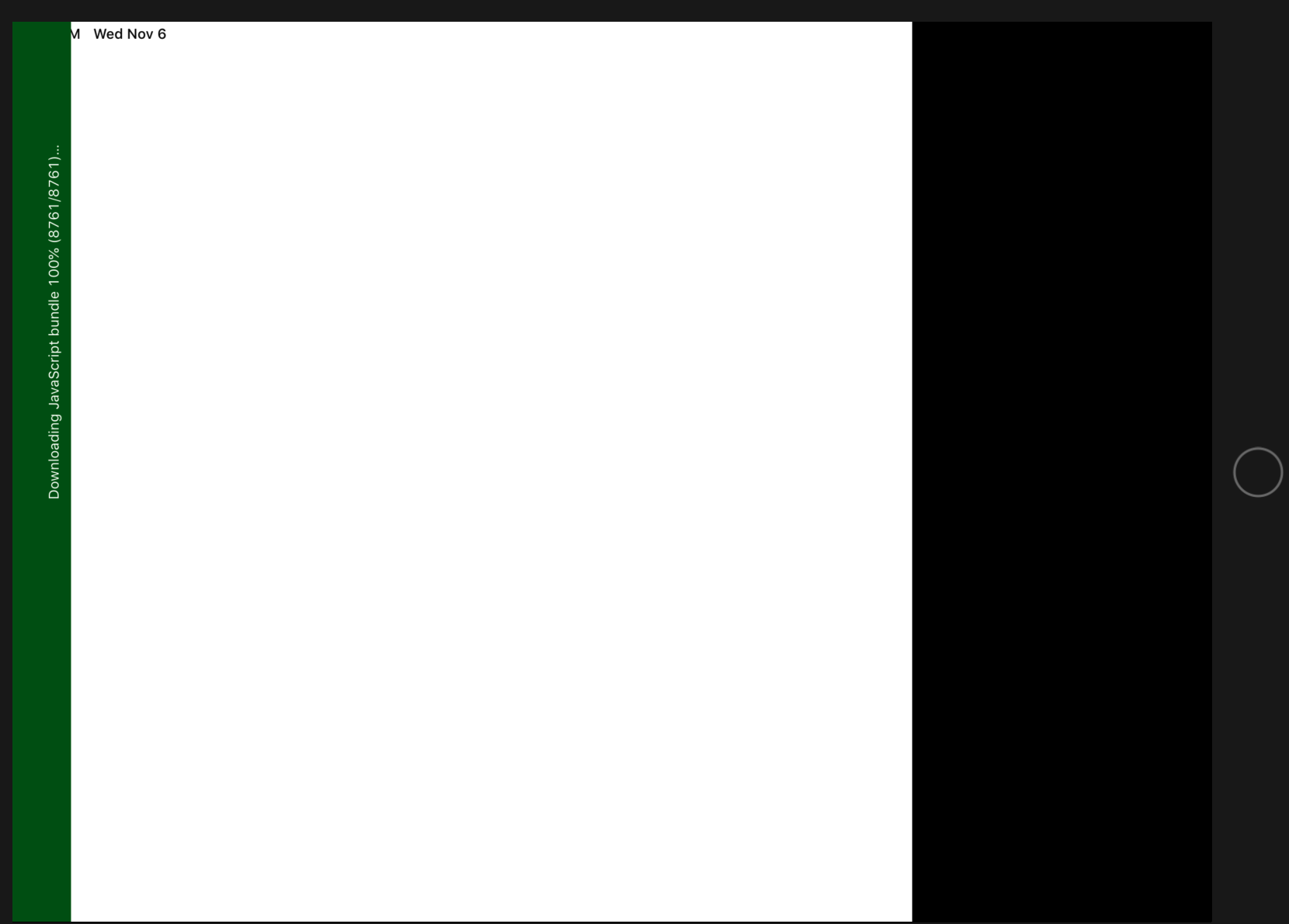 (IOS) Intermediate unknown screen between splash screen and landing ...