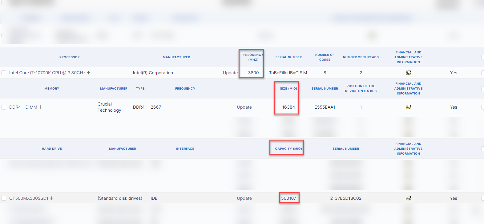 GLPI 10 RC3 - GLPI Agent - Components are still shown in mbs / mhz ...