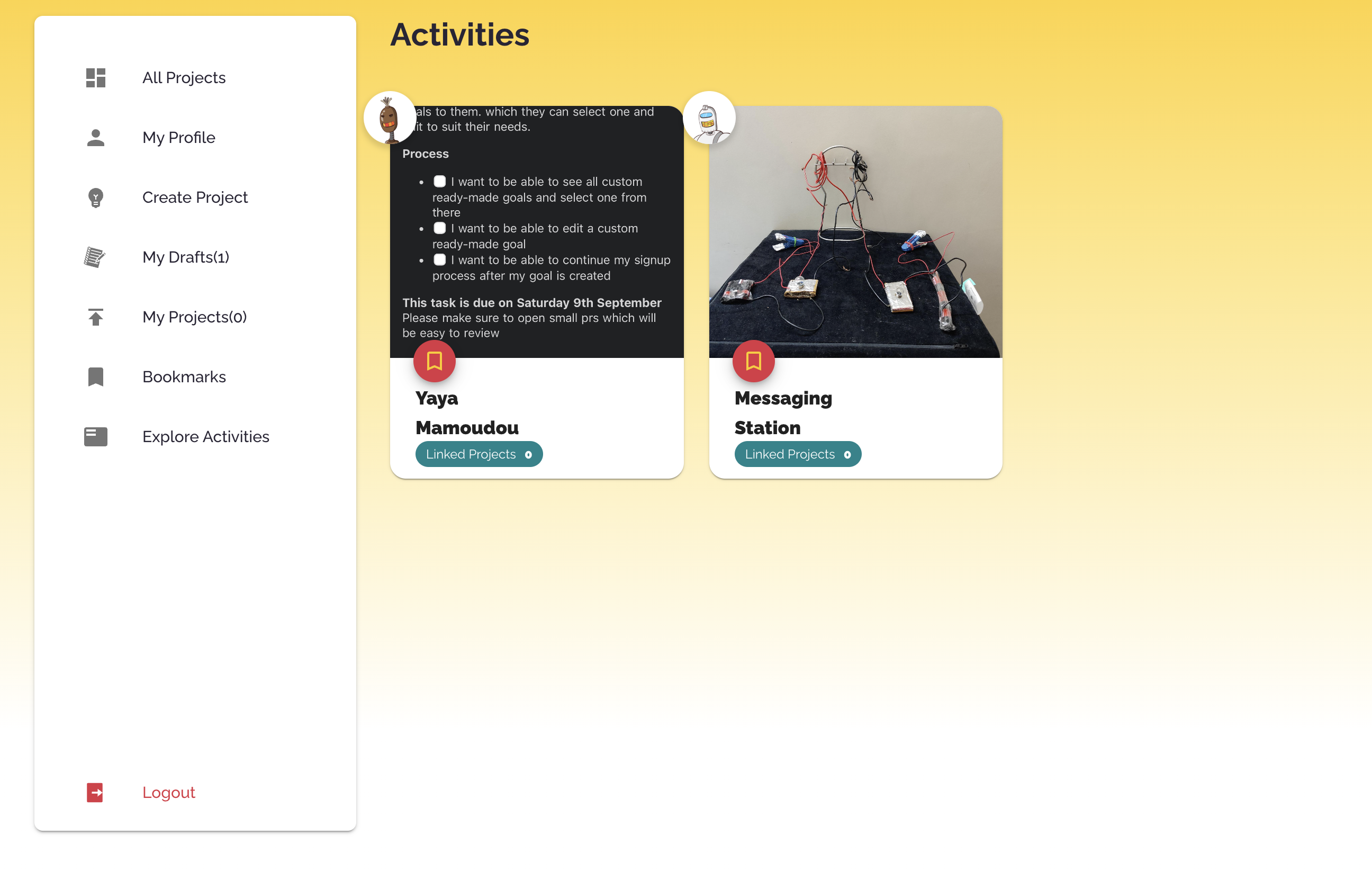 Deleting an activity doesn't work · Issue #863 · unstructuredstudio/zubhub · GitHub