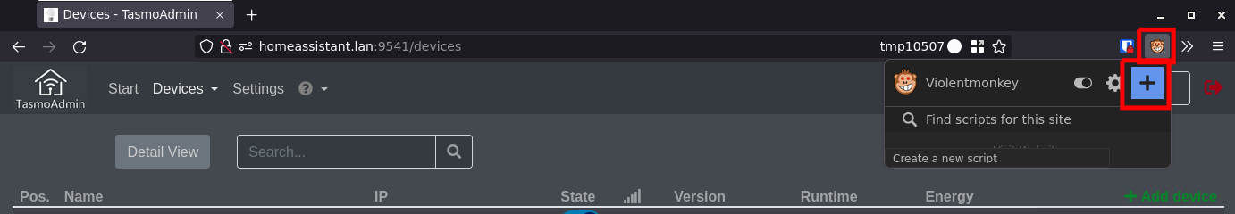 Column sort device list · Issue #376 · TasmoAdmin/TasmoAdmin · GitHub