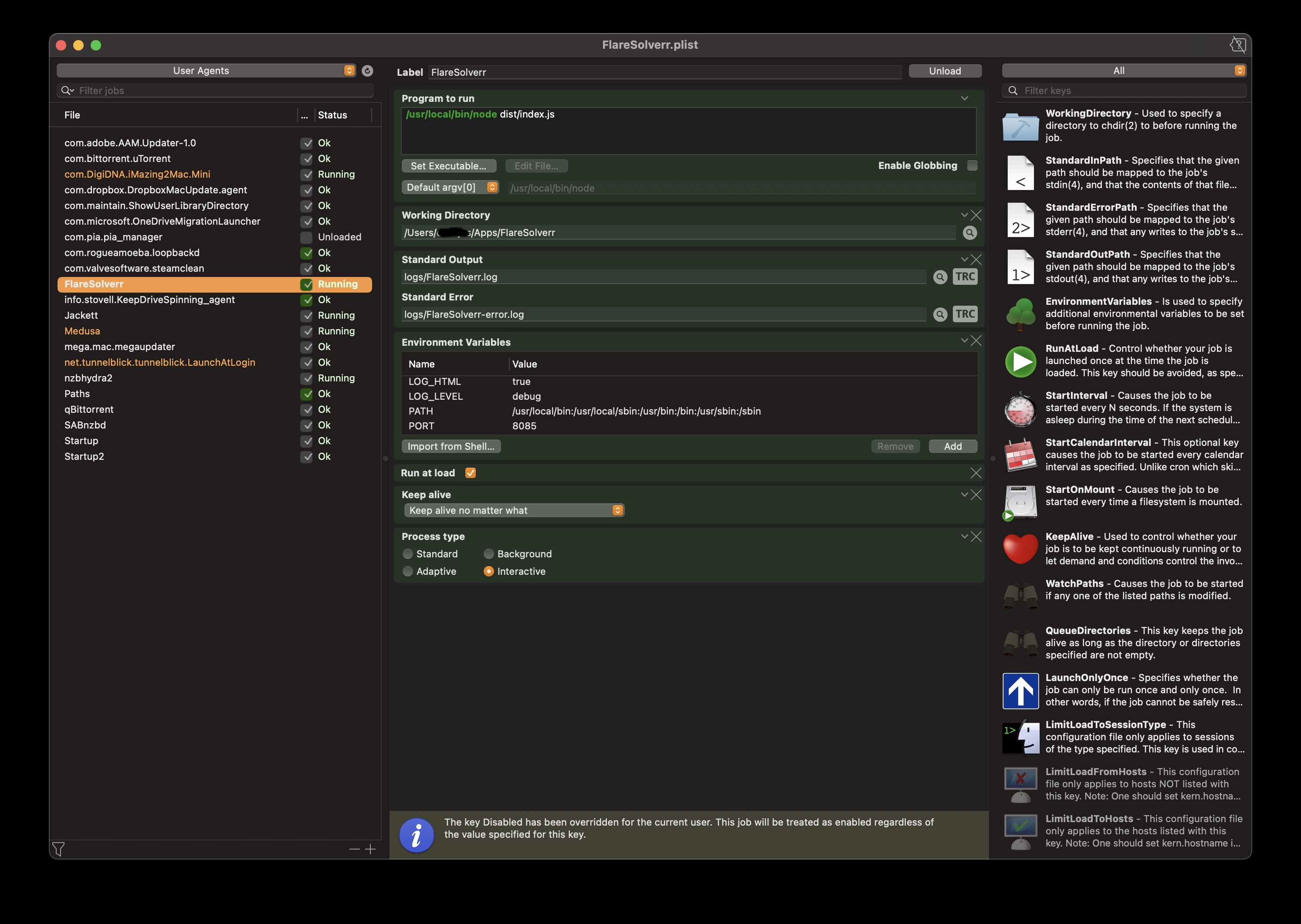 [macOS] Running FlareSolverr as a service (launchd agent) · FlareSolverr FlareSolverr ...