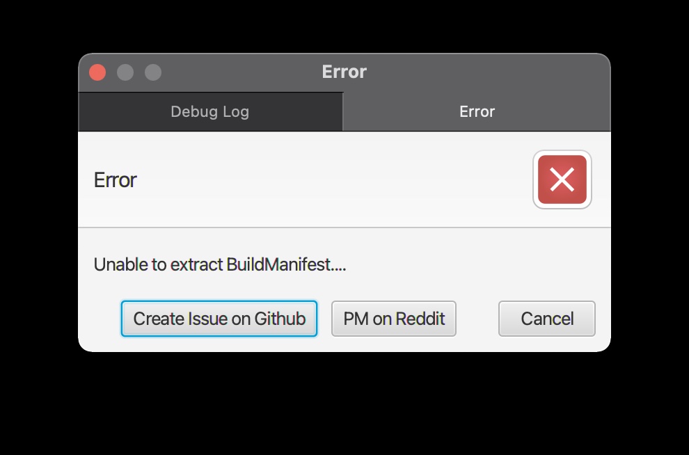 [Error] Unable to extract BuildManifest v3.0.2 · Issue #339 · airsquared/blobsaver · GitHub