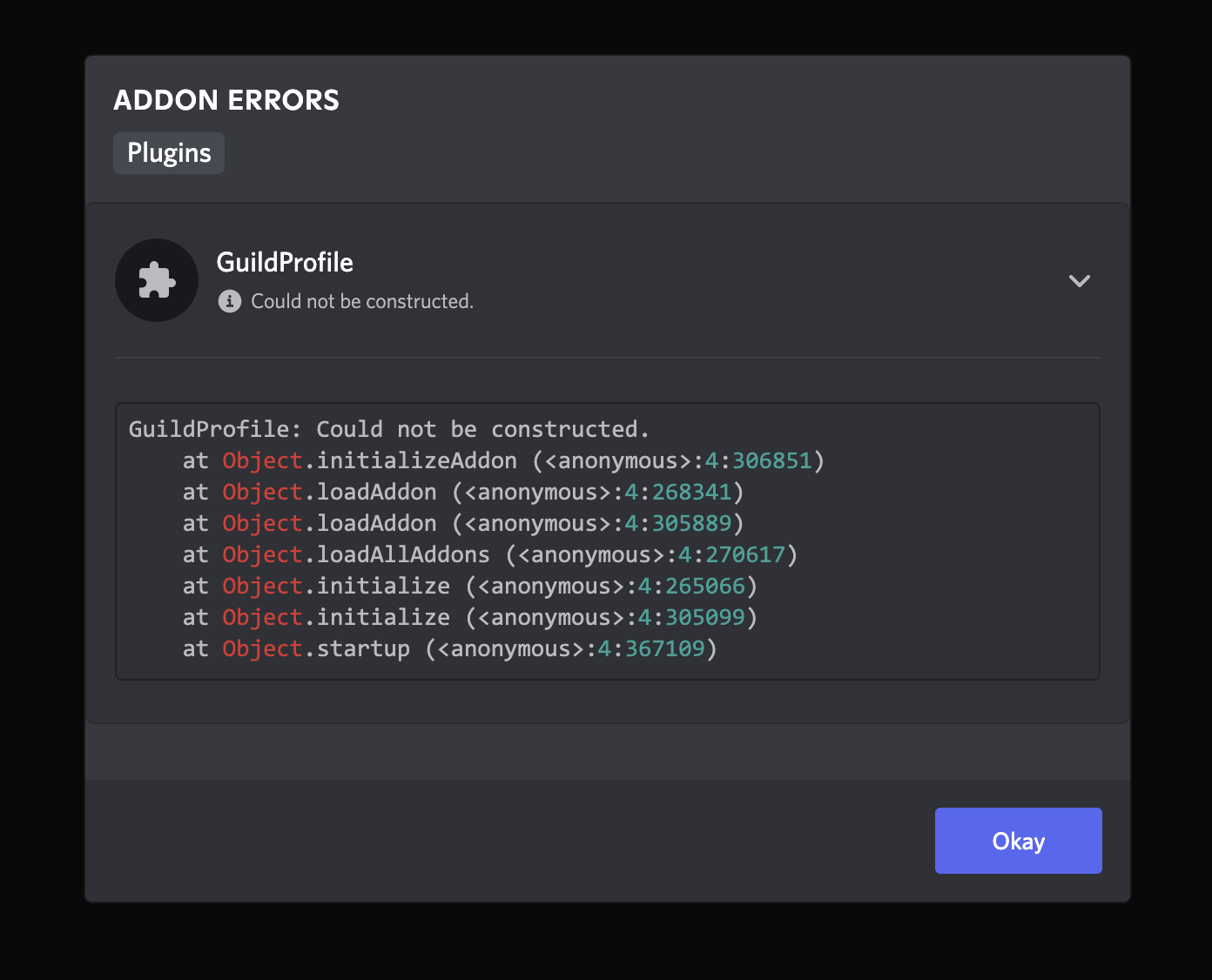 Guildprofiles cant be constructed · Issue #335 · jaimeadf/BetterDiscordPlugins · GitHub